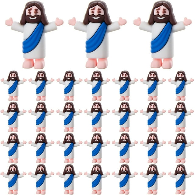 40 Pcs Little Jesus Figurine Miniature Jesus Doll Tiny Jesus Figurine ...