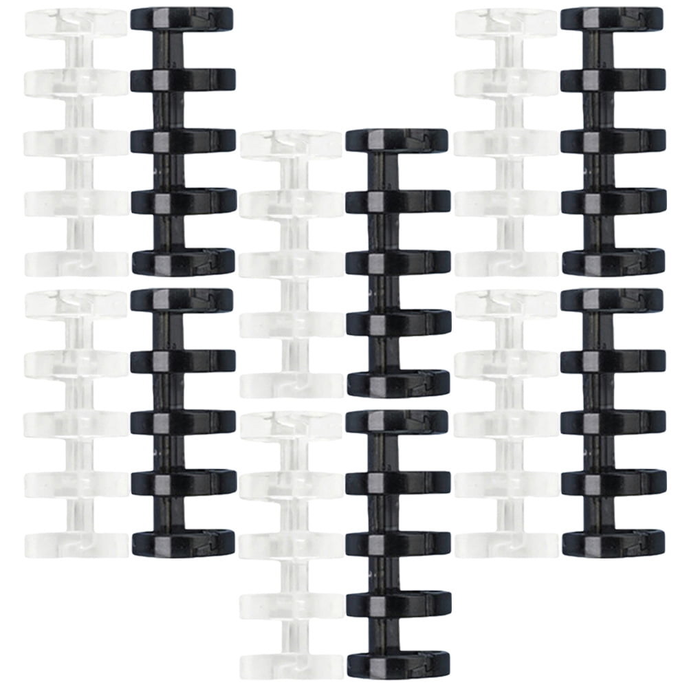 40 Pcs Loose Leaf Binder Rings Notebook Spiral Binding Coils Section ...