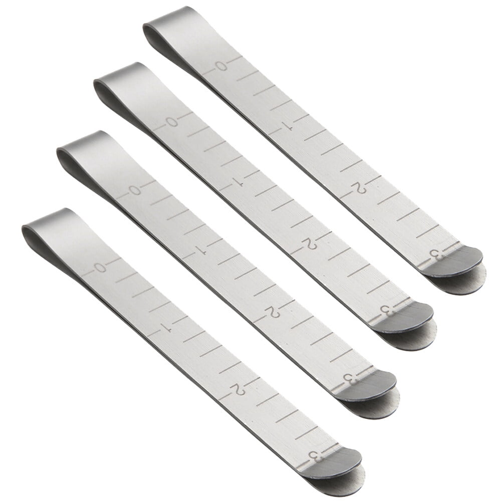 40 Pcs Metal Sewing Clips Hemming Clips 3 Inches Measurement Ruler ...