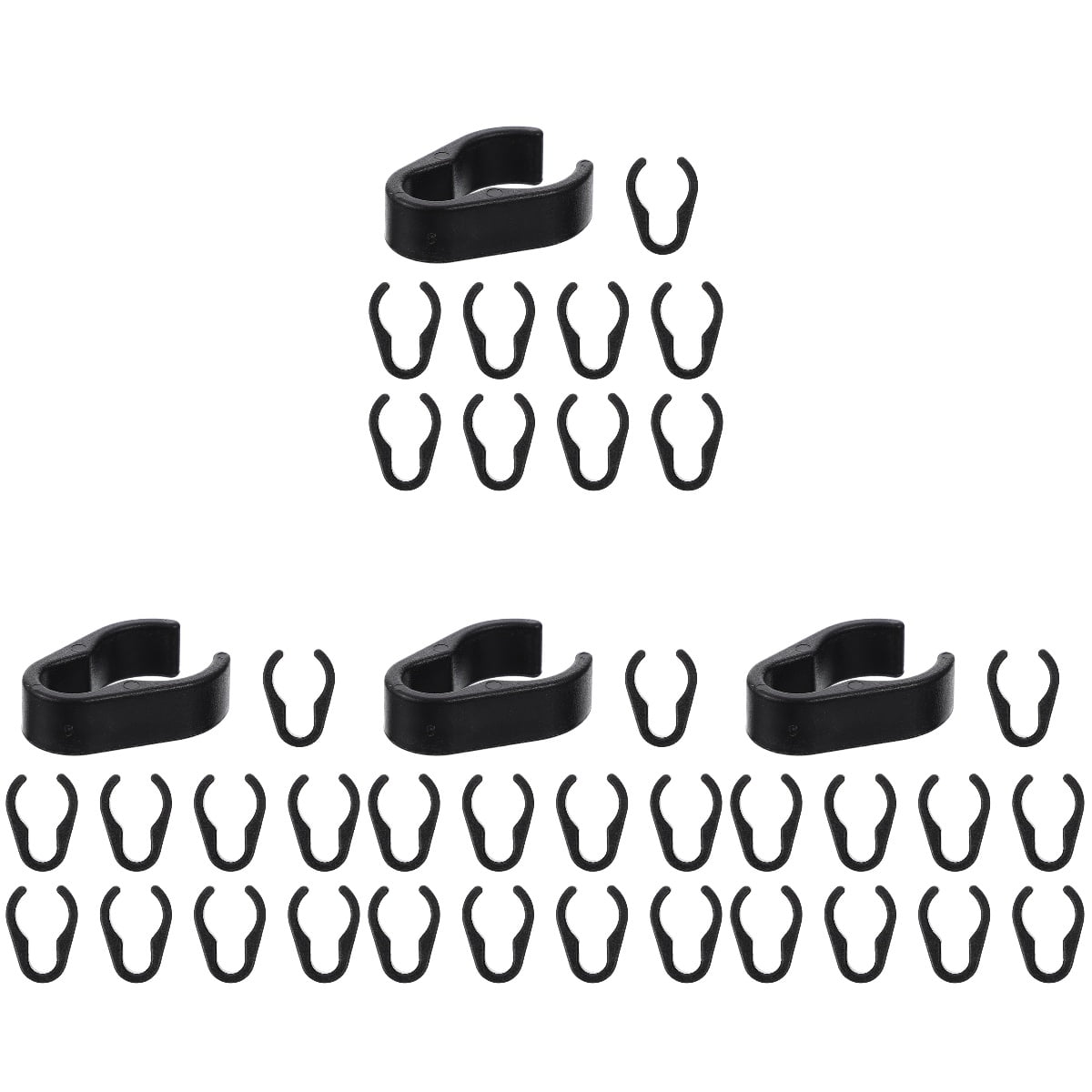 40 Pcs Microphone Clip Speaker Stands Accessories for Cable Organizer ...