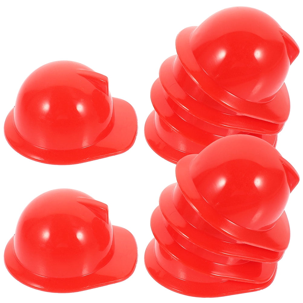 40 Pcs Mini Construction Hat Caps Mini Safety Helmet Miniature Helmets ...