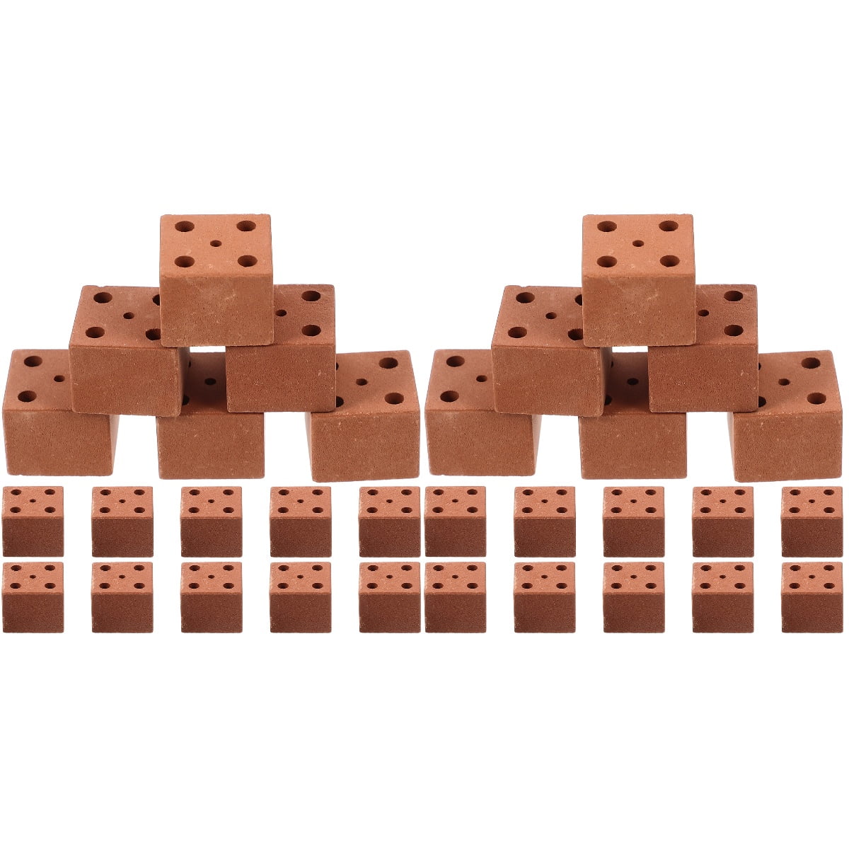 40 Pcs Miniature Bricks Clay Brick Model Miniature Bricks Decorative ...