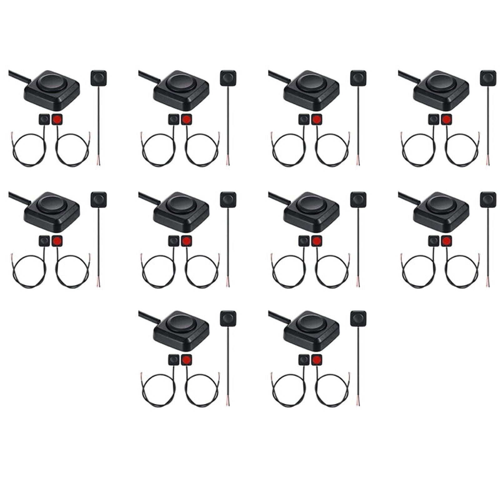 40 Pcs Momentary Switch Momentary Push Button on Switch 12V 24V Mount ...
