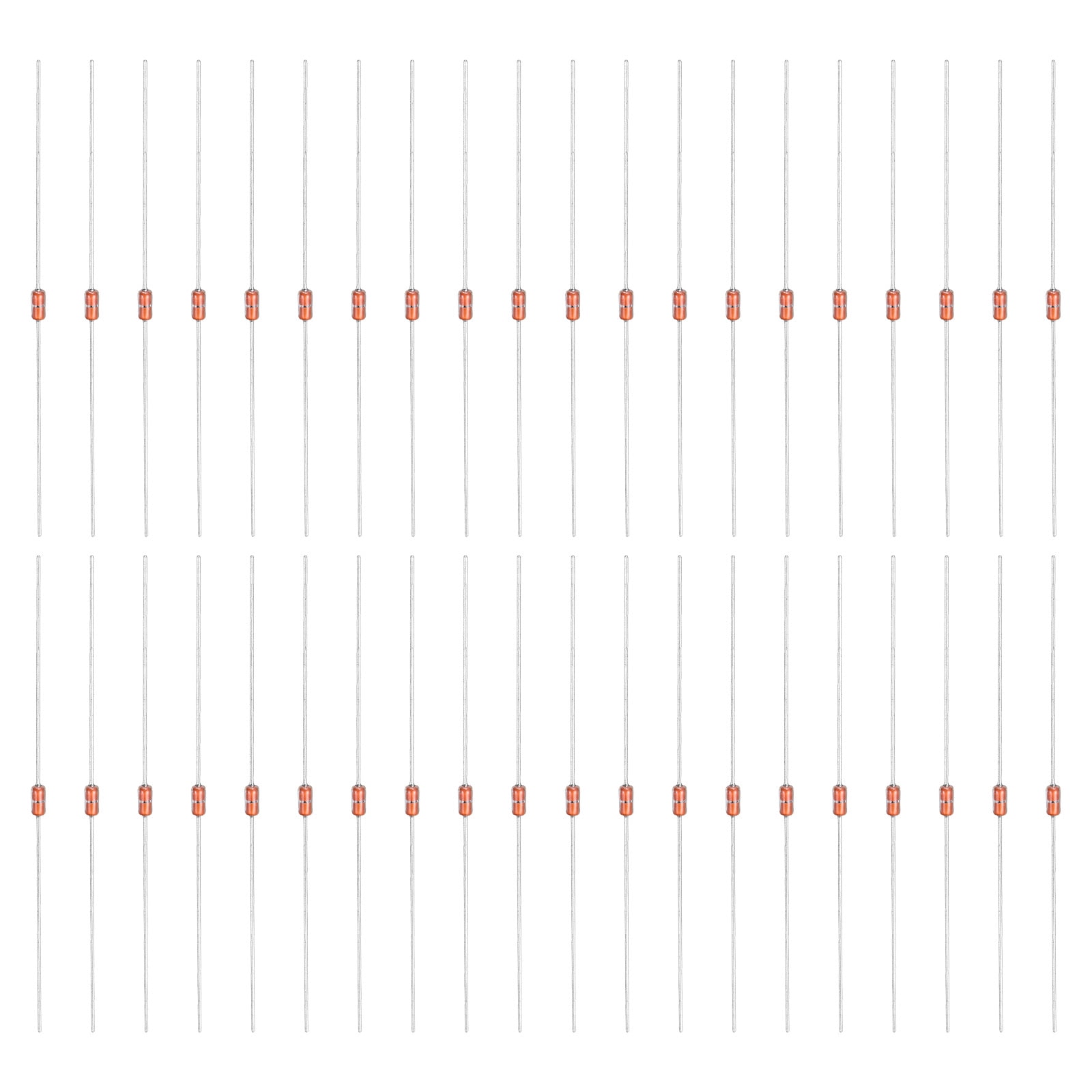 40 Pcs NTC Thermistors Resistors MF58 3950B 10K-1% Ohm Glass Sealed ...