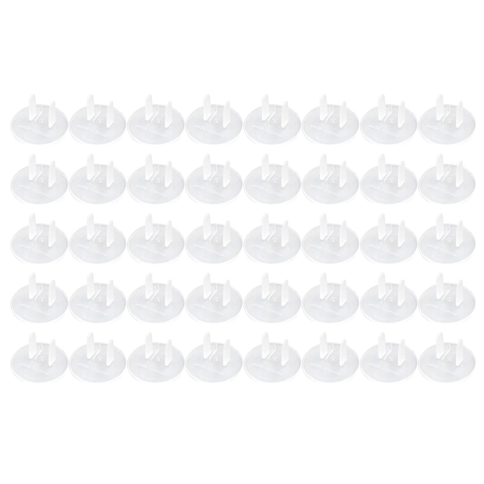 40 Pcs Outlet Covers, Proof Plug Cover Electrical Protector Safety Caps ...
