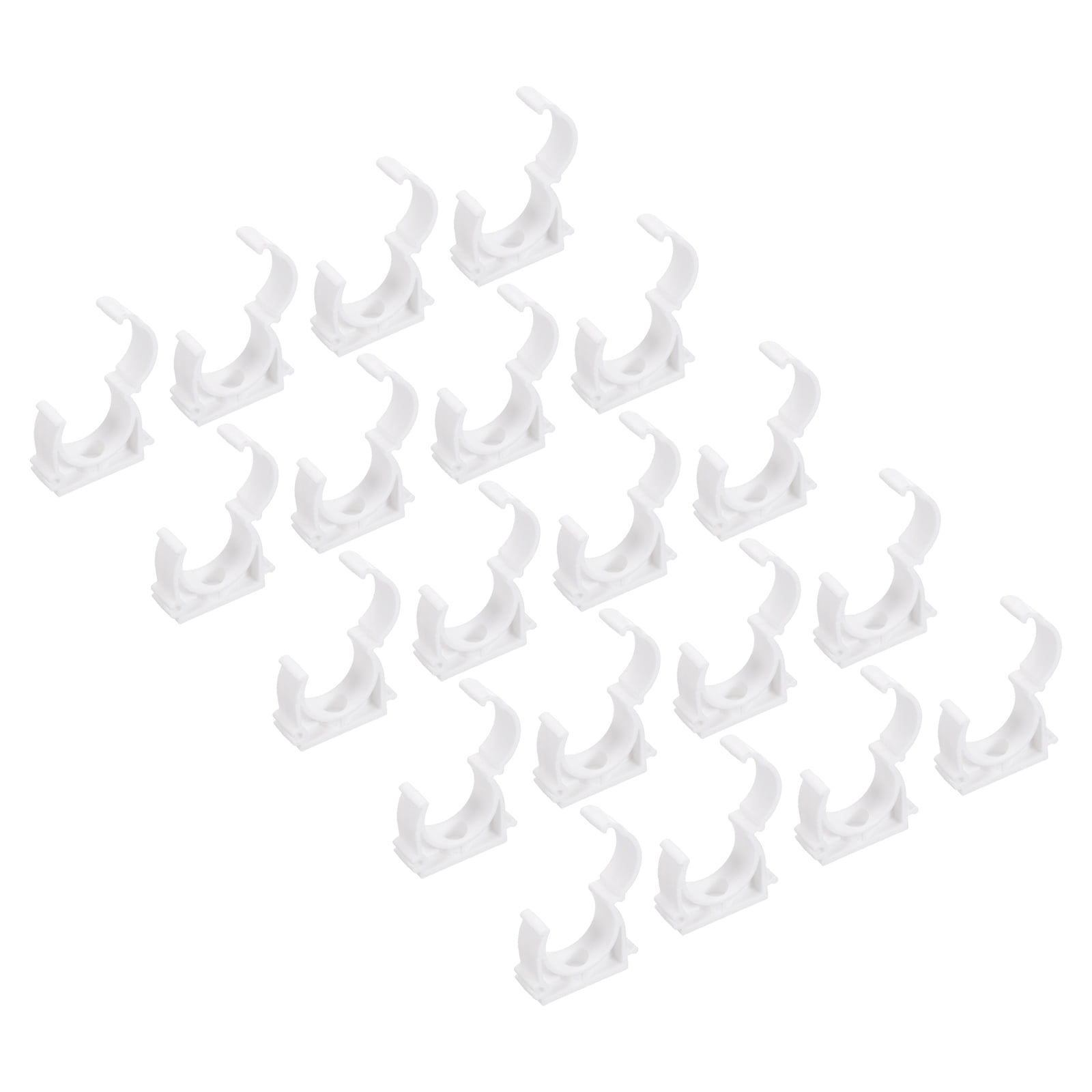 40 Pcs PPR U-type Tube Pipe Fitting Clamps Clips Connectors Inner 32mm ...