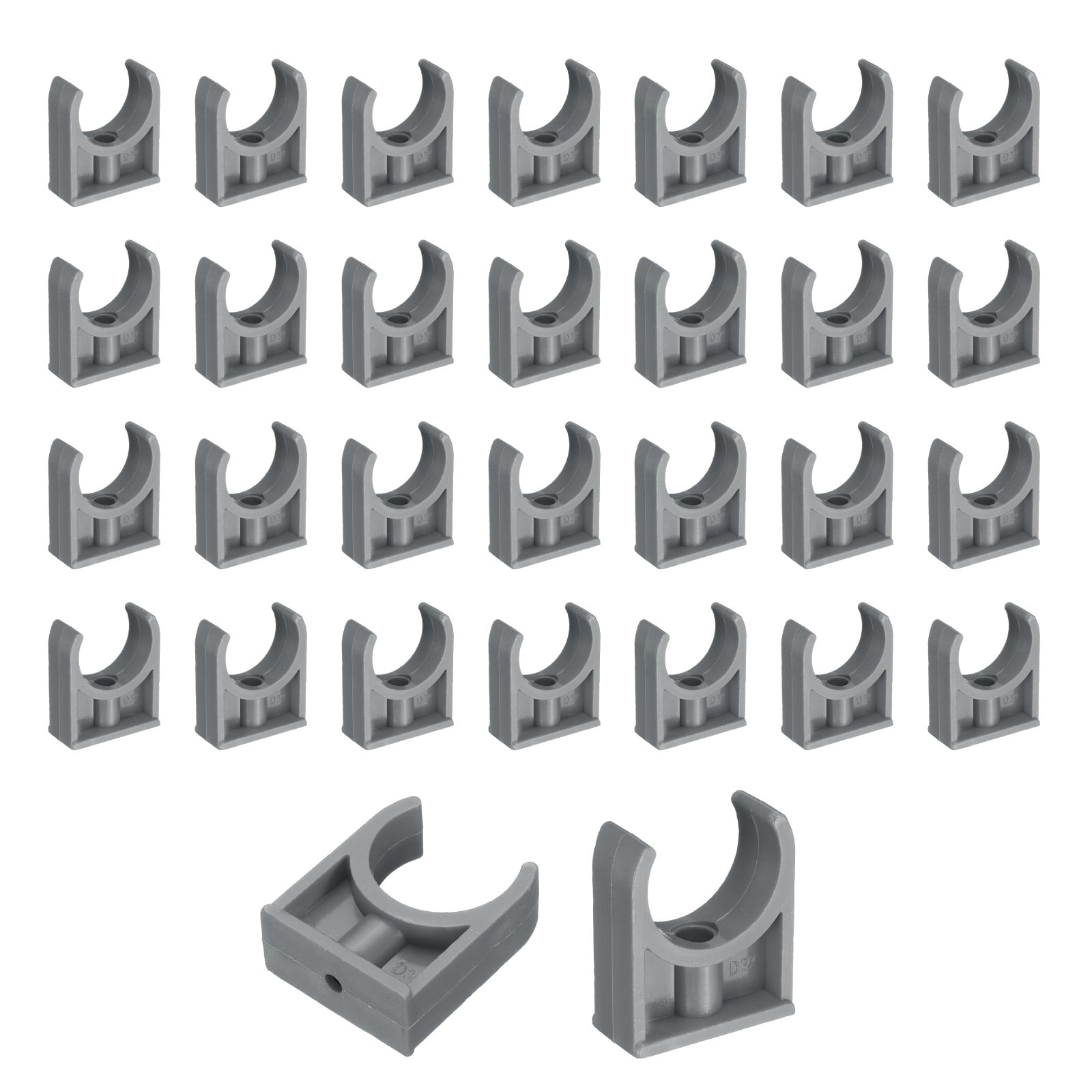 40Pcs Water Pipe Clamps Clips, U-Shaped Water Pipe Buckles Pipe Tubing ...
