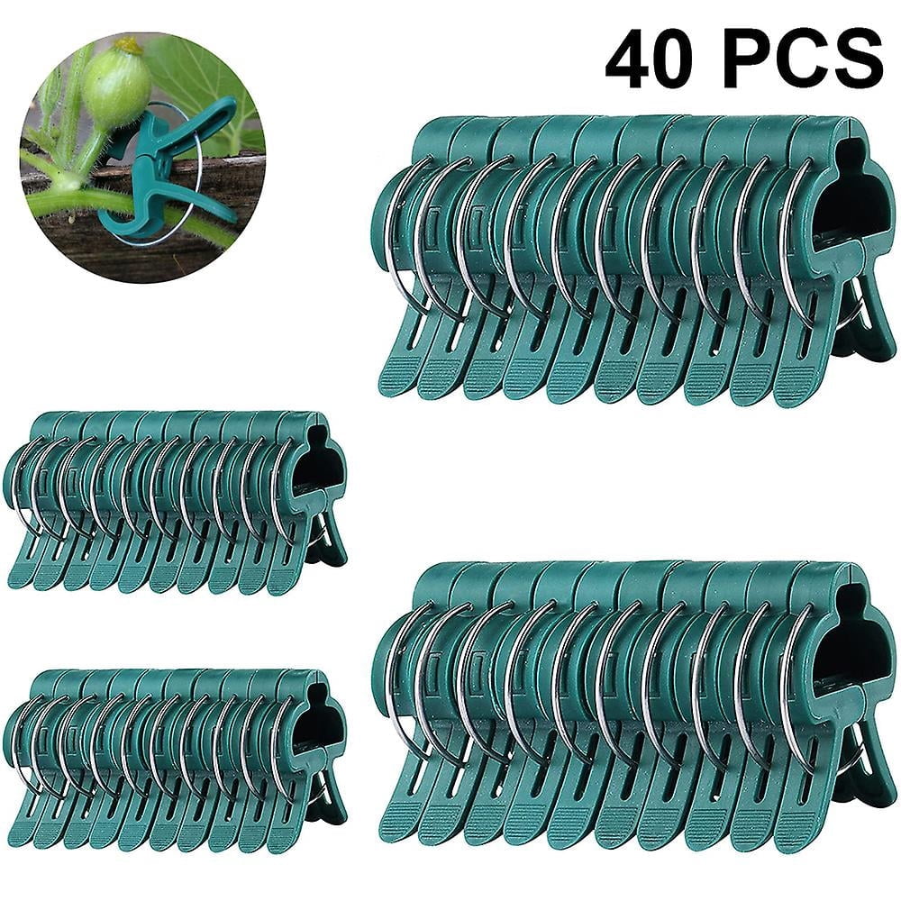 40 Pcs Plant Clips And Tomato Clips And Gardening Plants Support,plant ...