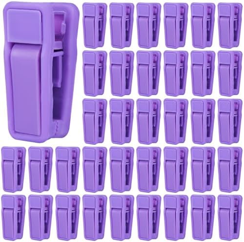 40 Pcs Plastic Baby Hanger Clips Slim-line Finger Clips Set for Clothes ...