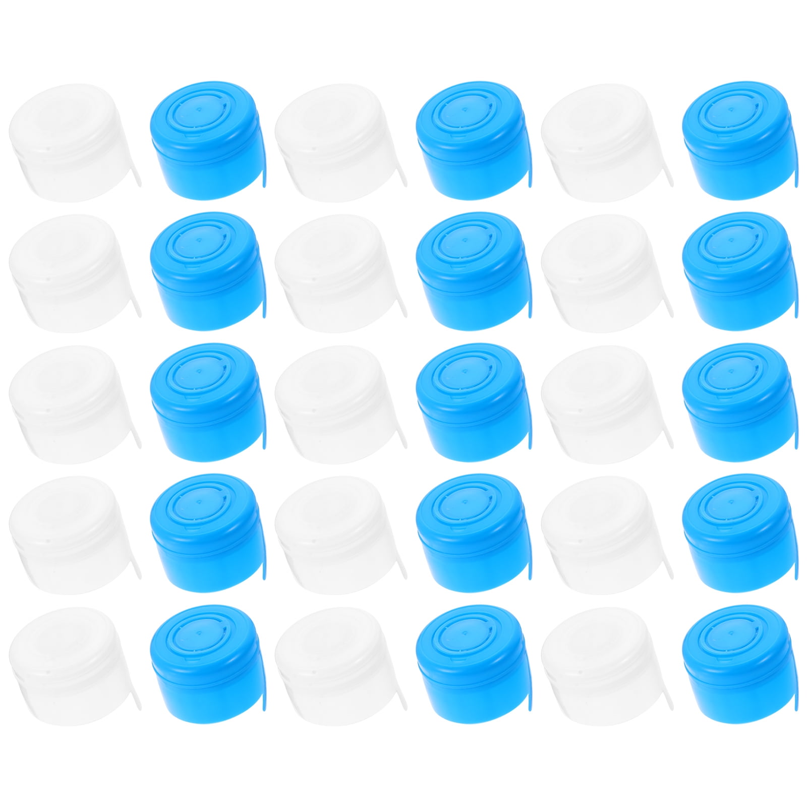 FELTECHELECTR Plastic Water Jug Caps White 40Pcs 5.3x2In - Walmart.com