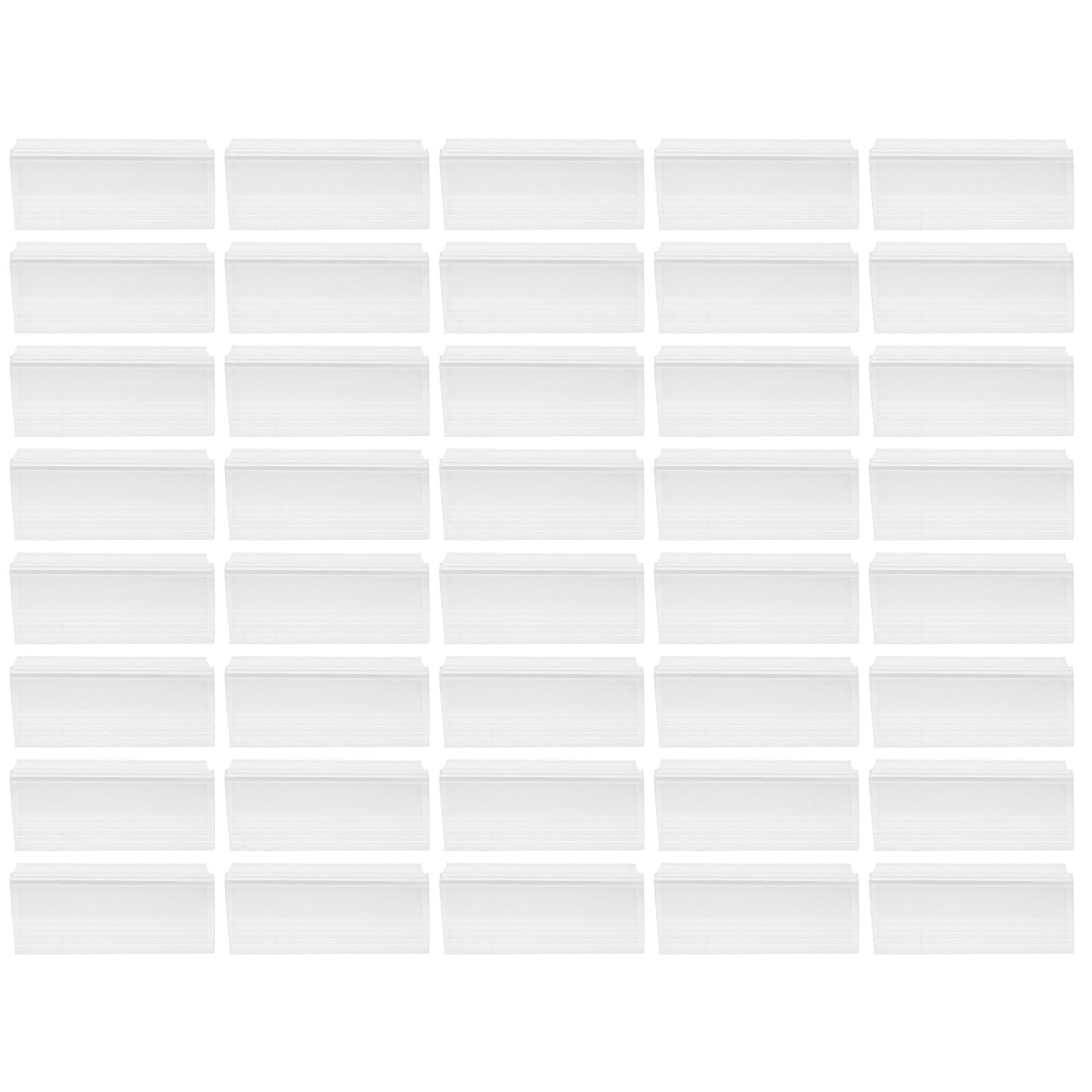 40 Pcs Price Tag Bookmark Holder Display Retail Shelf Rotating Stand ...