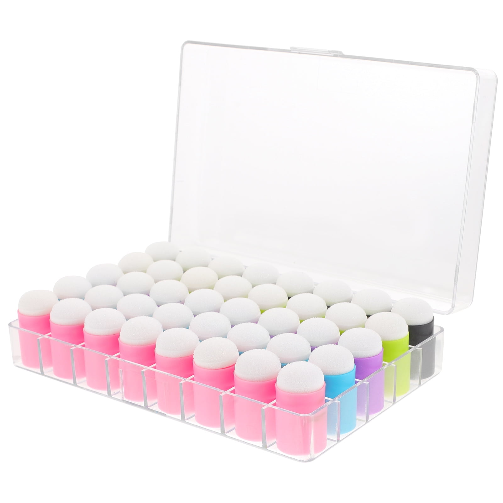 40 Pcs Puffy Paint Sponge Finger Cot Seal PVC Material Child - Walmart.com