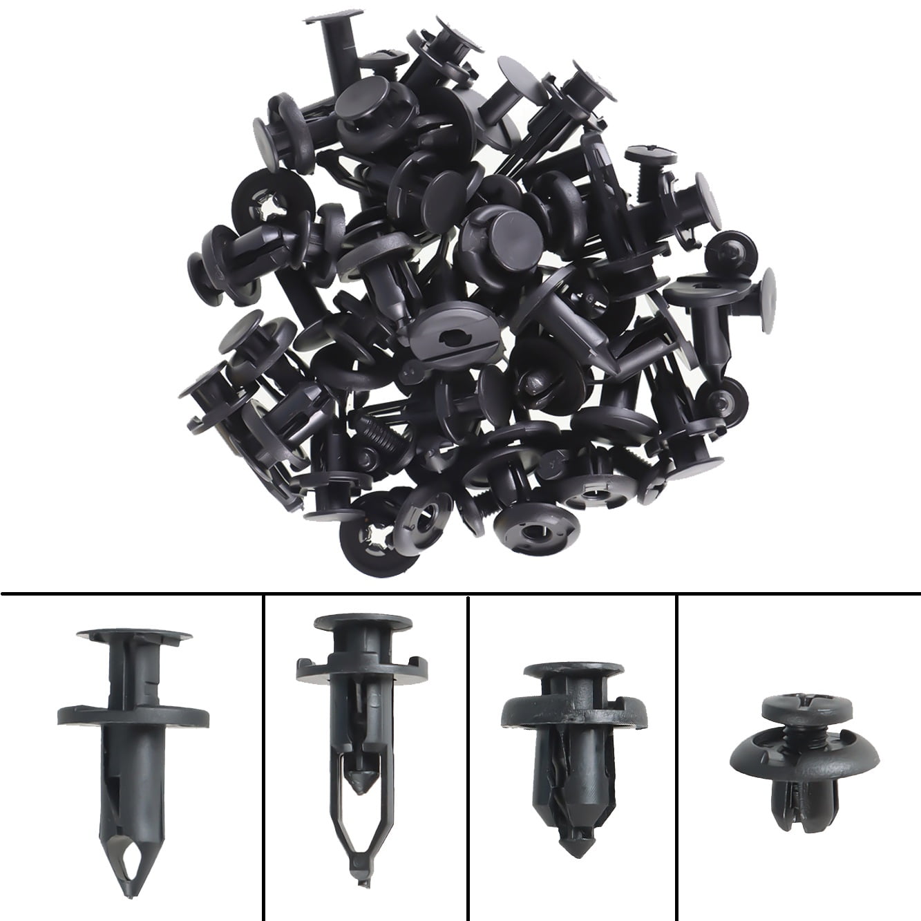 40 Pcs Rivets Fender Liner Clips Fastener Max Dia 20MM Fits for Honda ...