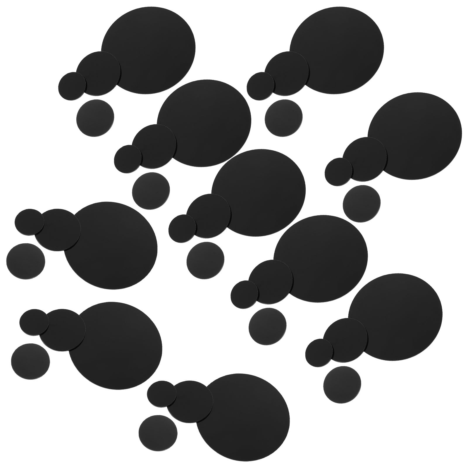 40 Pcs Round Model Base Black Baby Doll Models Mini Dolls Base Acrylic ...