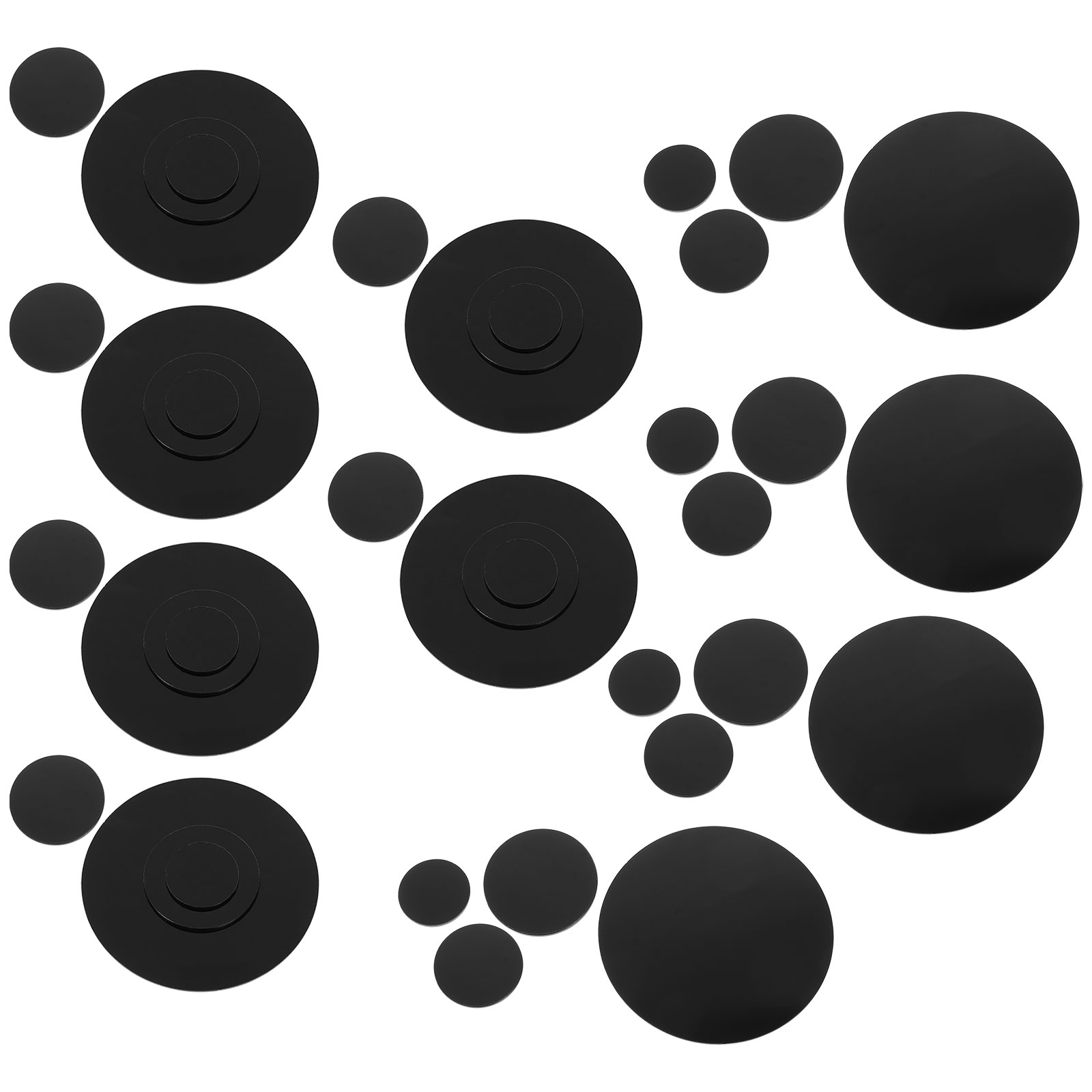 40 Pcs Round Model Base Miniature Base DIY Base DIY Dolls Base Mini ...