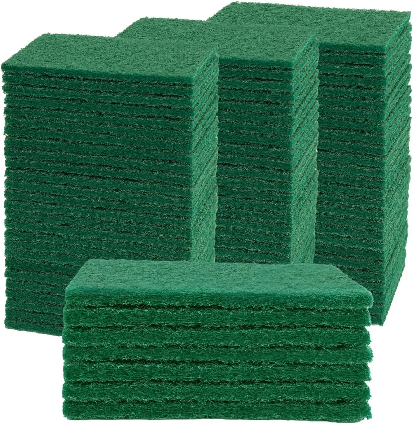 40 Pcs Scouring Pad, Dish Scrubber Scouring Pads,4 x 6 inch Green ...