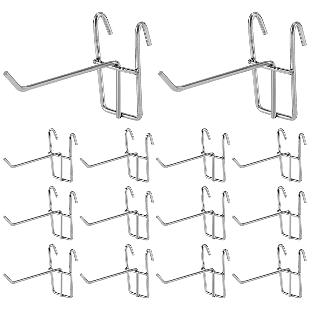 40 Pcs Shelf Hook Clothes Rack Grid Wall Accessories Time-saving Hook ...