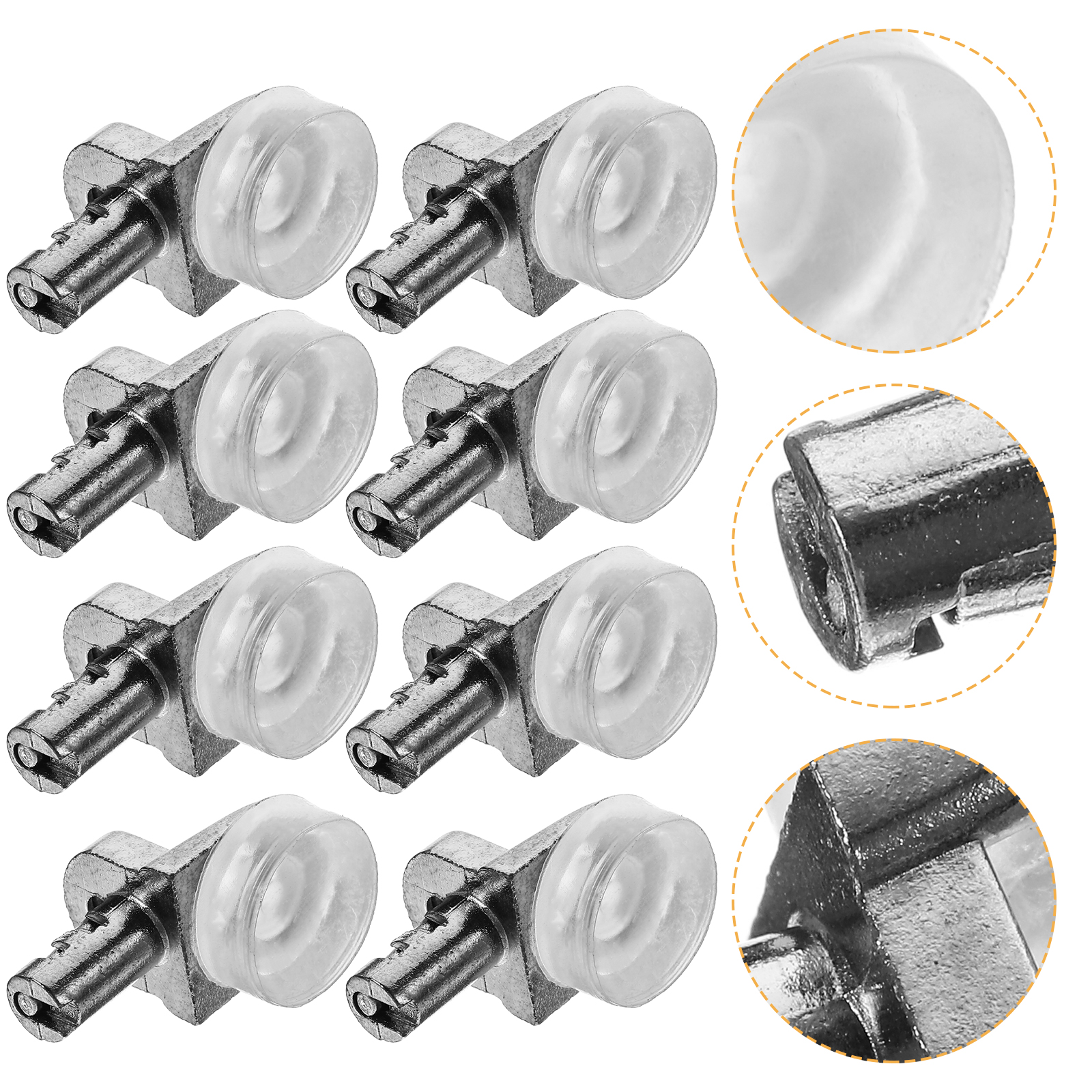 40 Pcs Shelving Bracket Clips Shelf for Cabinets Heavy Duty Clamp ...