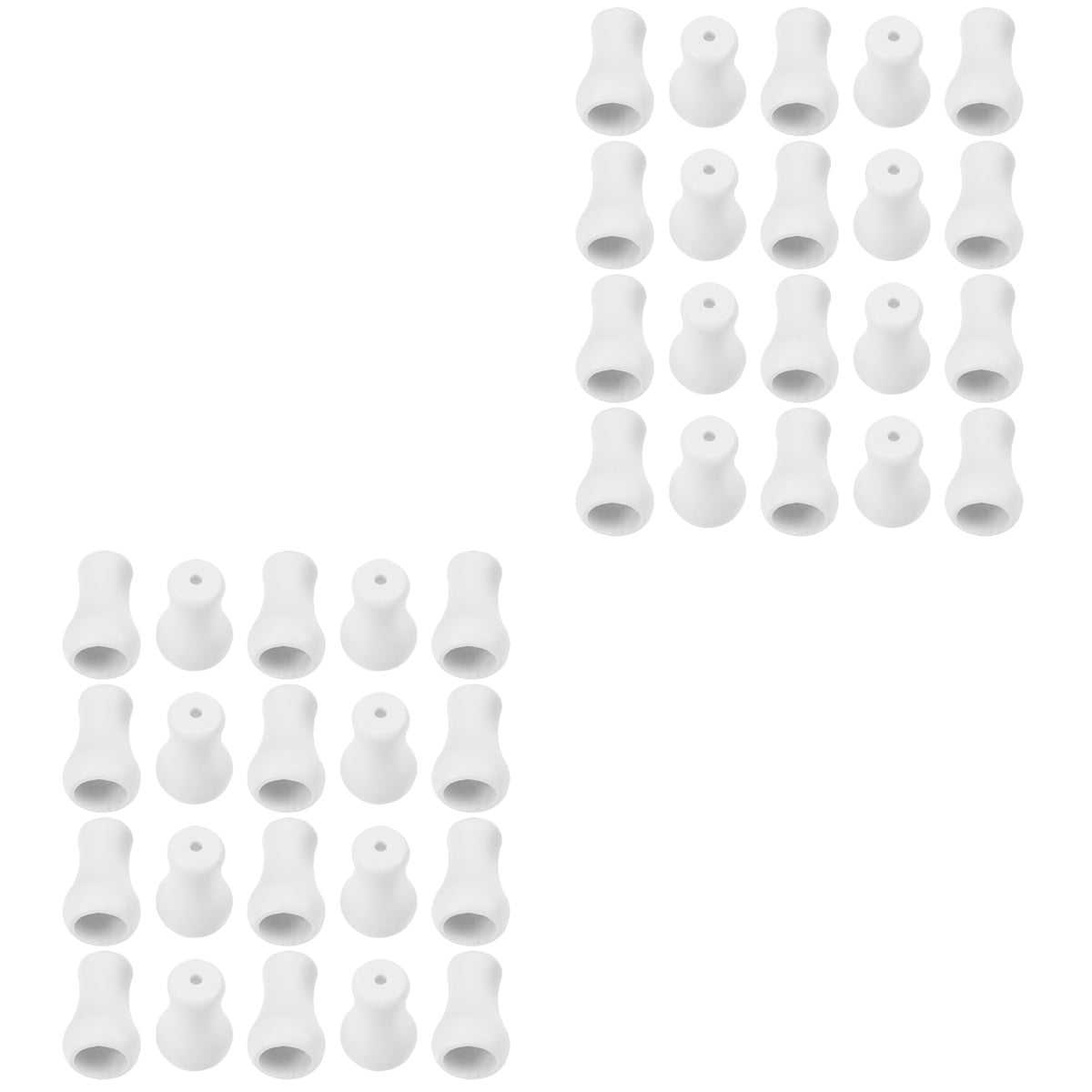 40 Pcs Shutter Knob Roller Blinds Blind Pull Cord Knobs Plastic Wooden ...