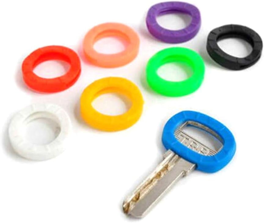 40 Pcs Sleeve Rings Key Identifier Rings Silicone Key Cap - Walmart.com