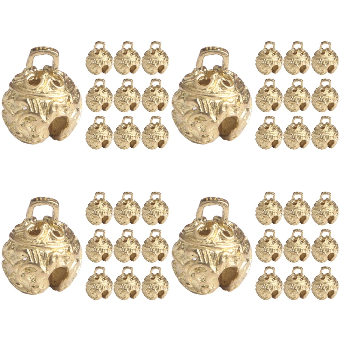 40 Pcs Small Brass Bell Small Bell Vintage Bells for Decoration Small ...