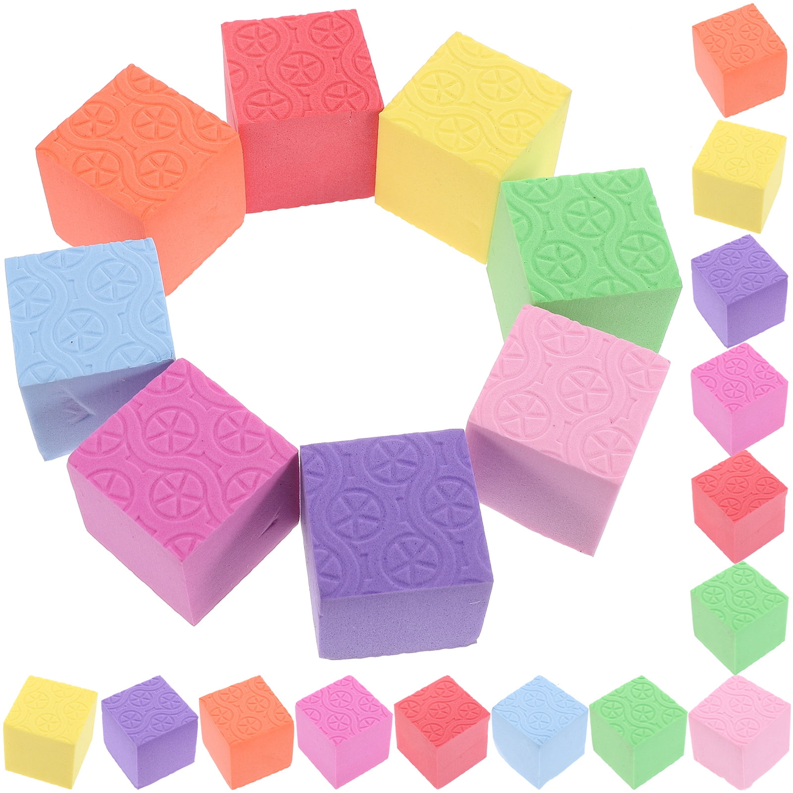 HINTRMENT Cubes For Children Assorted Color 40Pcs 1.4x1.4x1.4in ...