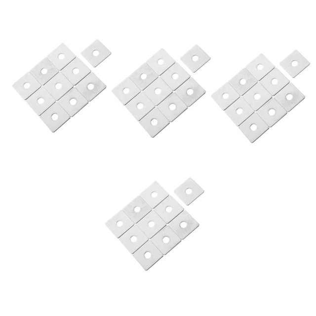 40 Pcs Square Washer Gasket Plaster Repair Washers Heavy Duty Plate ...