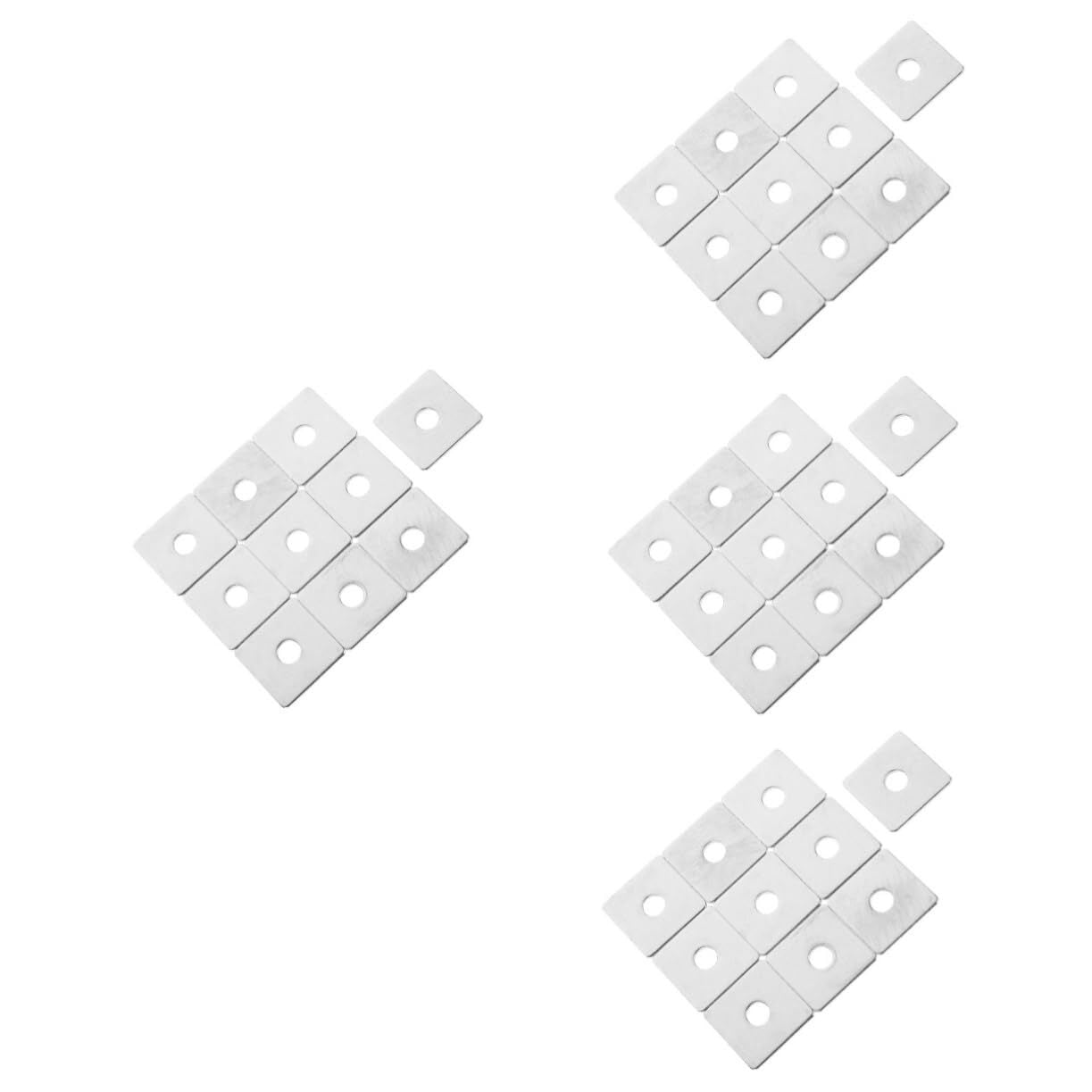 40 Pcs Square Washer Gasket Plaster Washers Heavy Duty Washers for ...