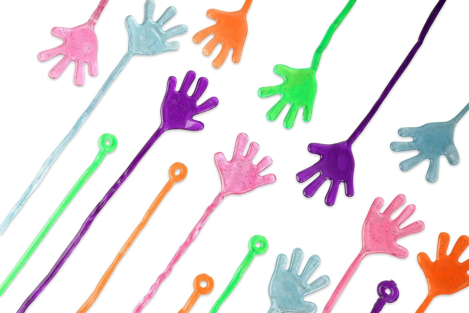 40 Pcs Sticky Hands - Stretchy Party Favor Supplies & Goodie Bag ...