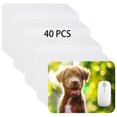 40 Pcs Sublimation Mouse Pad Blanks Heat Press Craft Mouse Mats 3mm ...