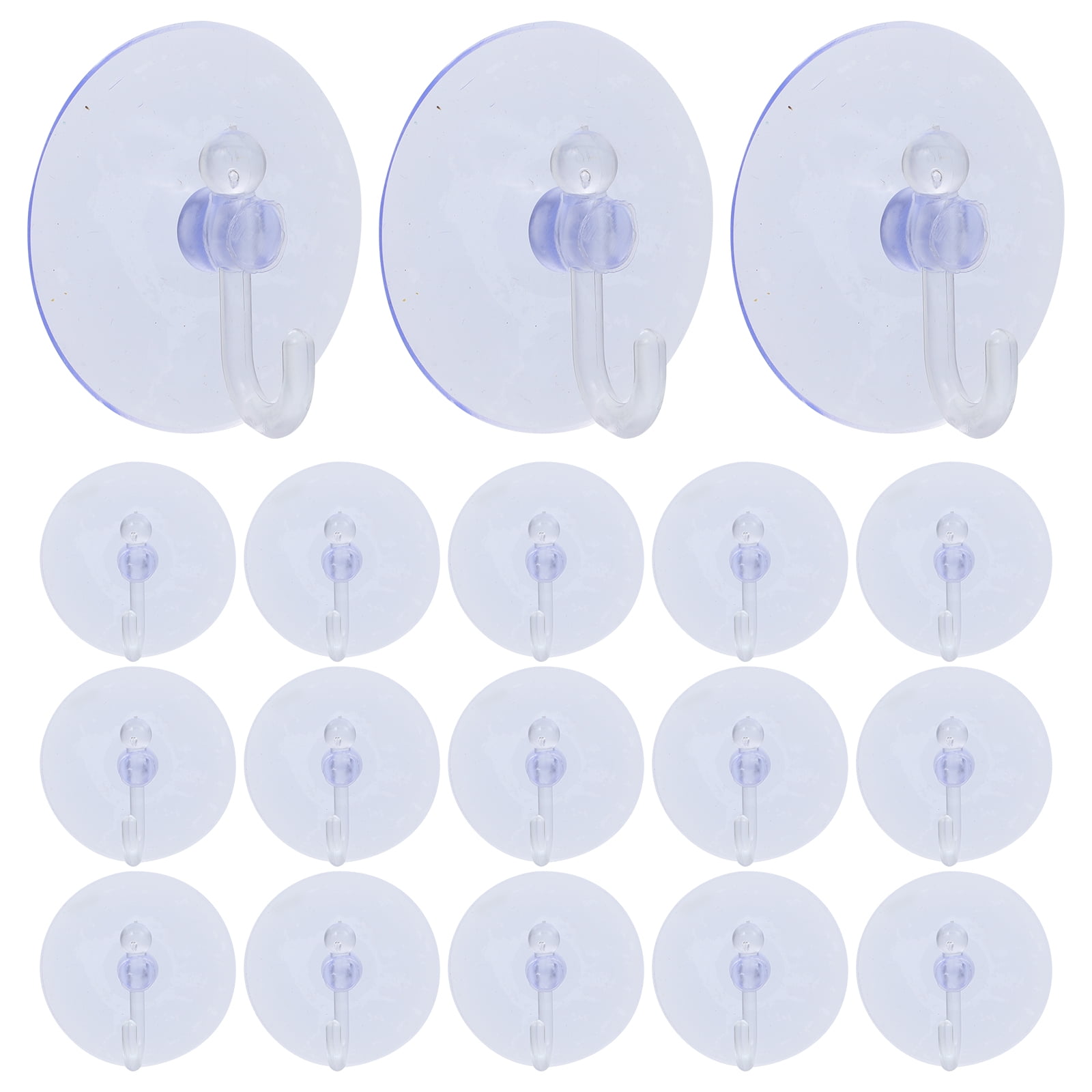 40 Pcs Suction Cup Hook Hooks for Windows Garland Glass Cups Towel ...