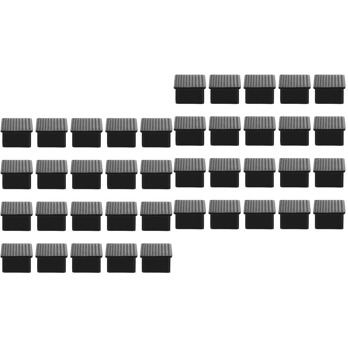 40 Pcs Table and Chair Foot Cover Chairs Tube Bung Chair Leg Floor ...