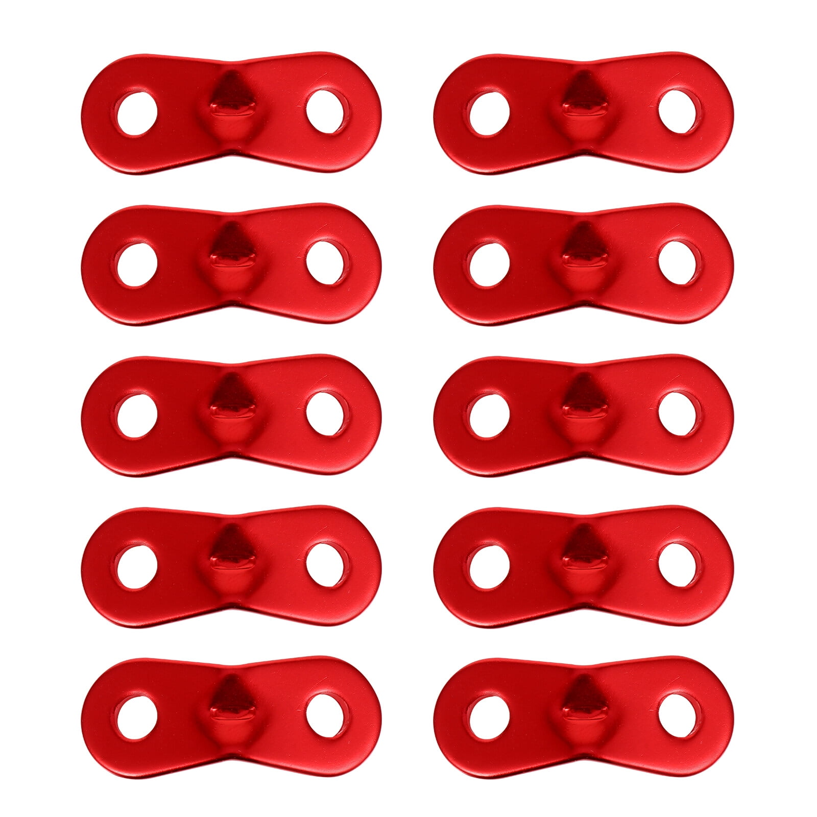 40 Pcs Tarp String Tensioner Fastener Aluminum Alloy Cord Buckle Double ...