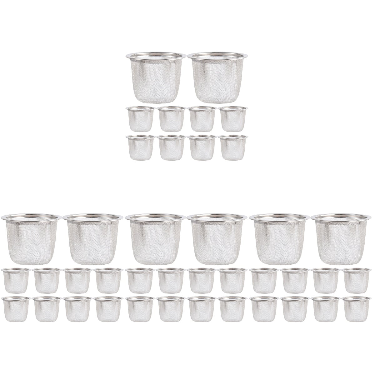 40 Pcs Teapot Filter Liner Mesh Strainer Tea Strainer Tea Sifter Coffee ...
