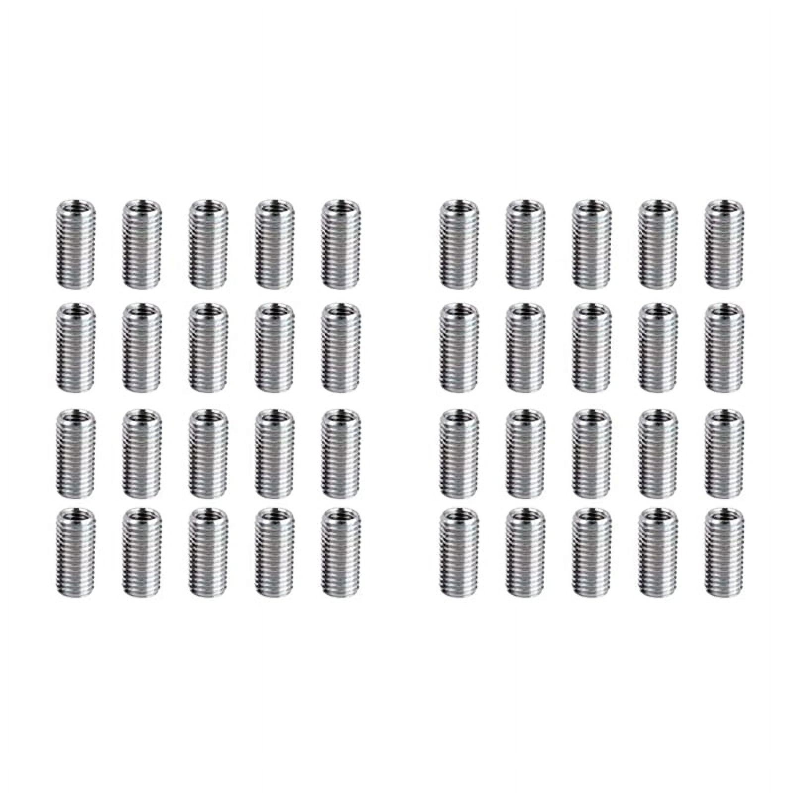 40 Pcs Thread Reducing Nuts, M8 Male to M6 Female Thread Screw Sleeve ...