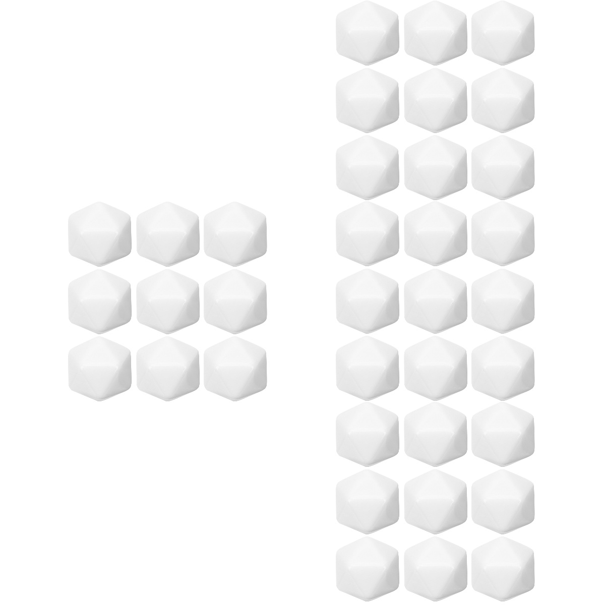 40 Pcs Toys Number Sculptable Blocks Child Acrylic for Crafting Cosplay ...