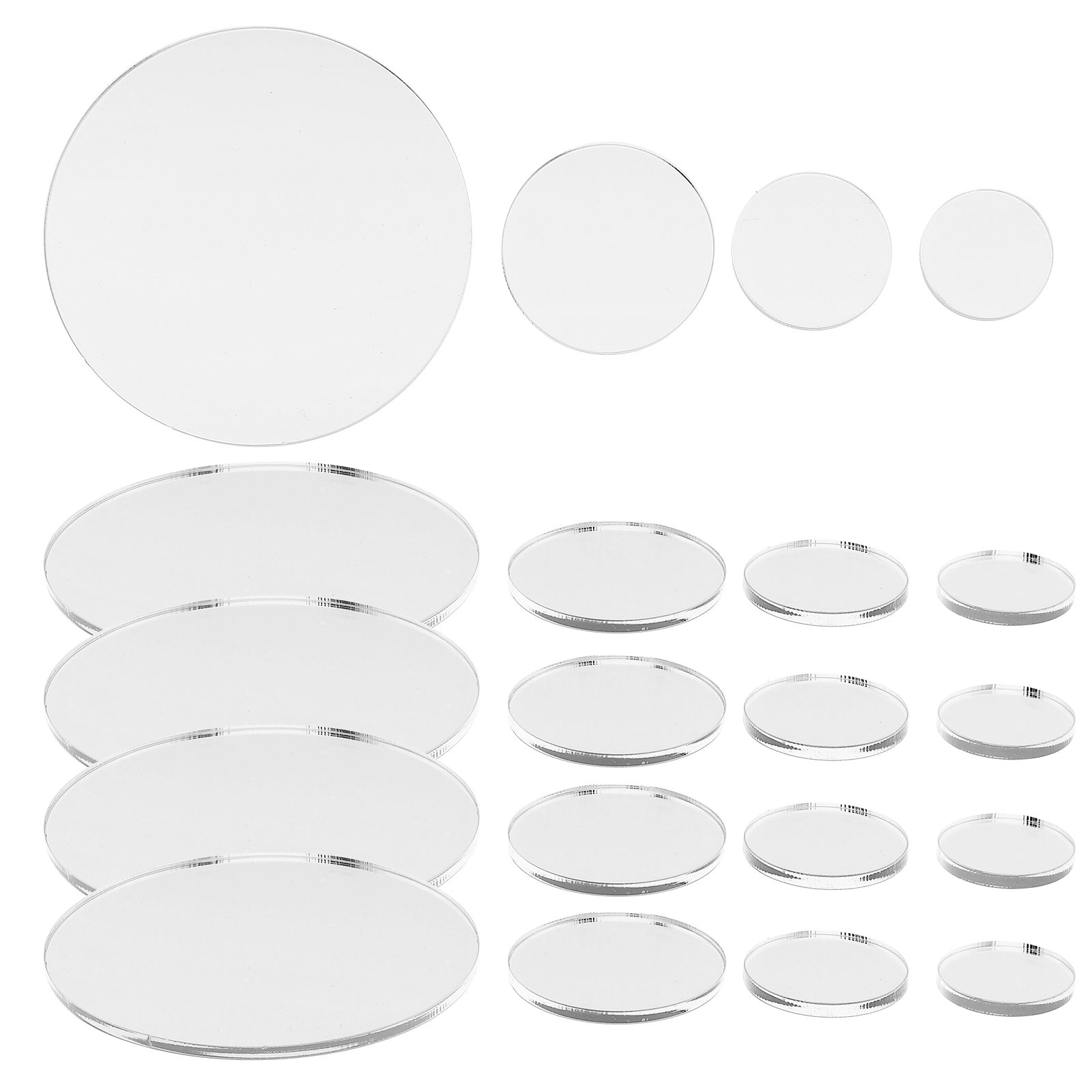 ifundom Acrylic Base for Figures Transparent DIY Material for Router ...