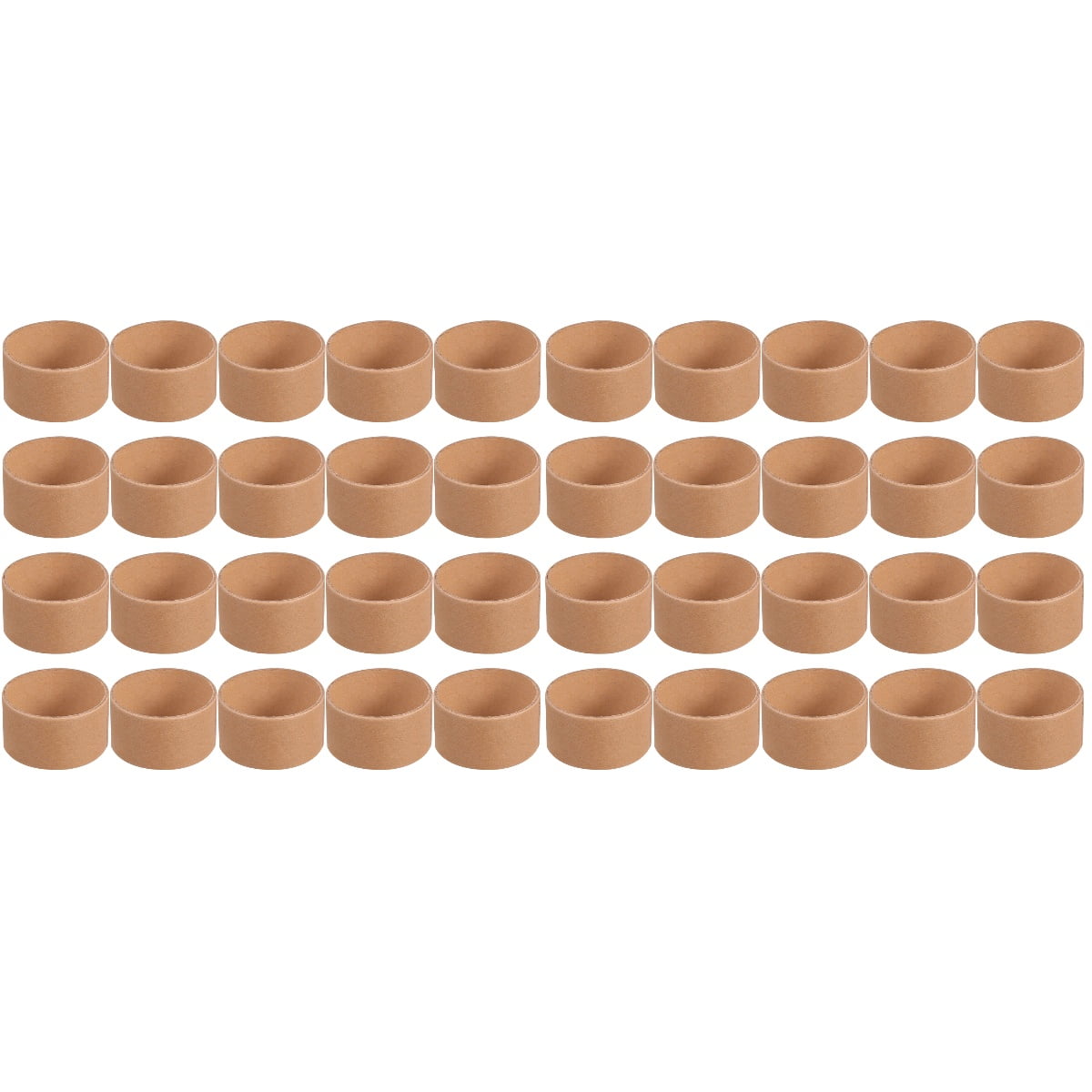 40 Pcs White Paper Core Tube for Crafts Round Cardboard Tubes Small ...