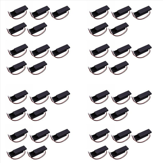 40 Pcs for Battery Holder Case Cover Shell for 2Pcs AAA Batteries 3V ...