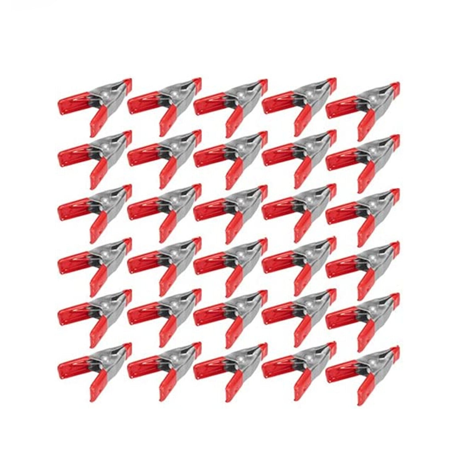Walmart 40 Pcs 2" Heavy Duty Metal Spring Clamps, Strong Grip, Rubber ...