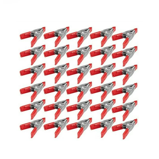 Walmart 40 Pcs 2" Heavy Duty Metal Spring Clamps, Strong Grip, Rubber ...