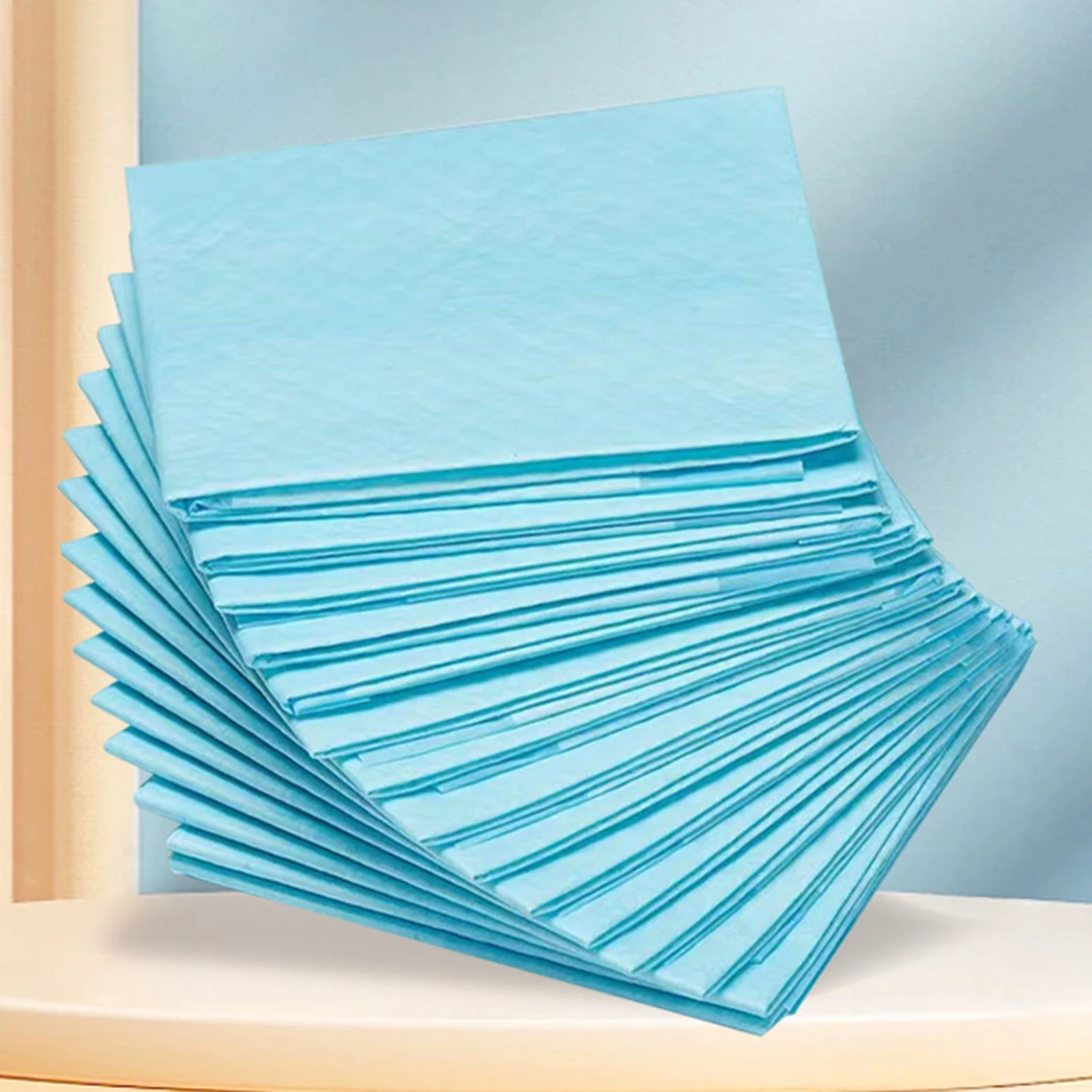 40 Pet Pads for Dogs Ultra-Absorbent Puppy Training Underpad Blue 23in ...