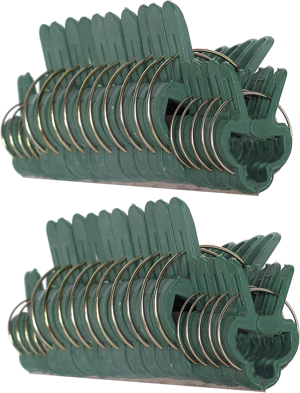 40 Piece Green Gentle Gardening Plant & Flower Lever Loop Gripper Clips ...