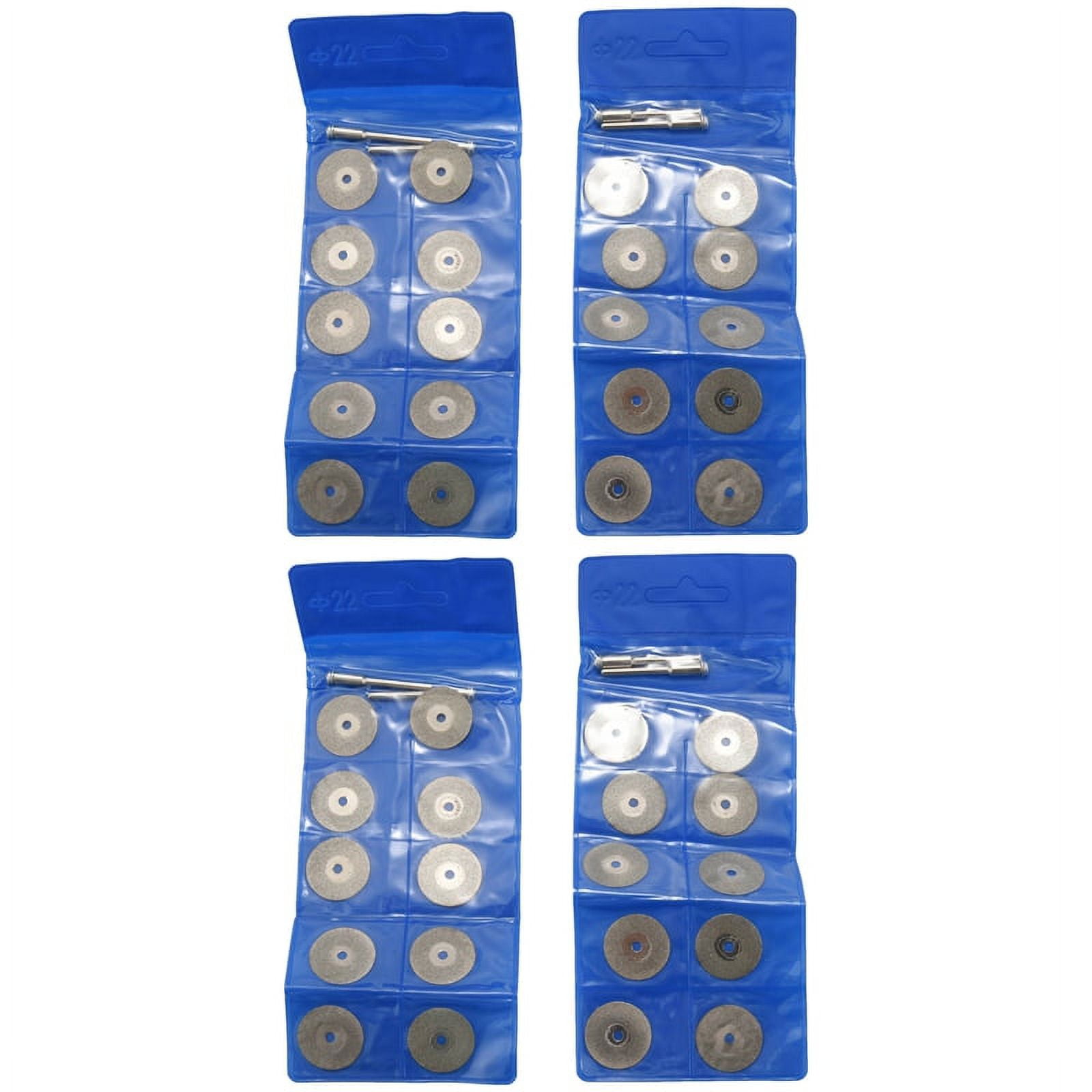 40 Pieces 22 mm Diamond Cutting Wheel Cut Discs Coated Rotary Tools ...