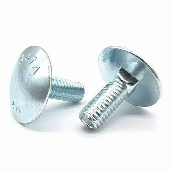 (40 Pieces) 3/8"-16x2-1/2" Grade A307 Step Bolts Zinc - Walmart.com