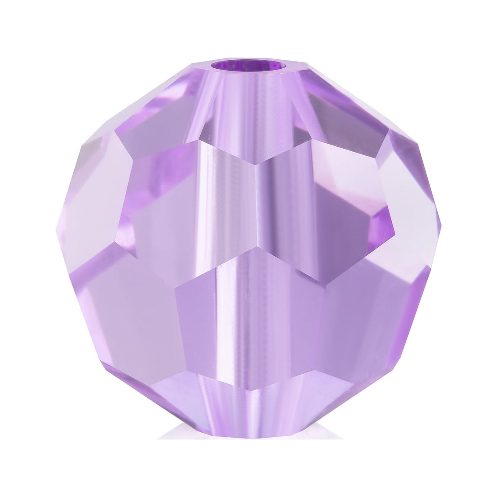 40-Pieces (4mm) Violet | Preciosa Crystal Glass Round Simple Beads ...