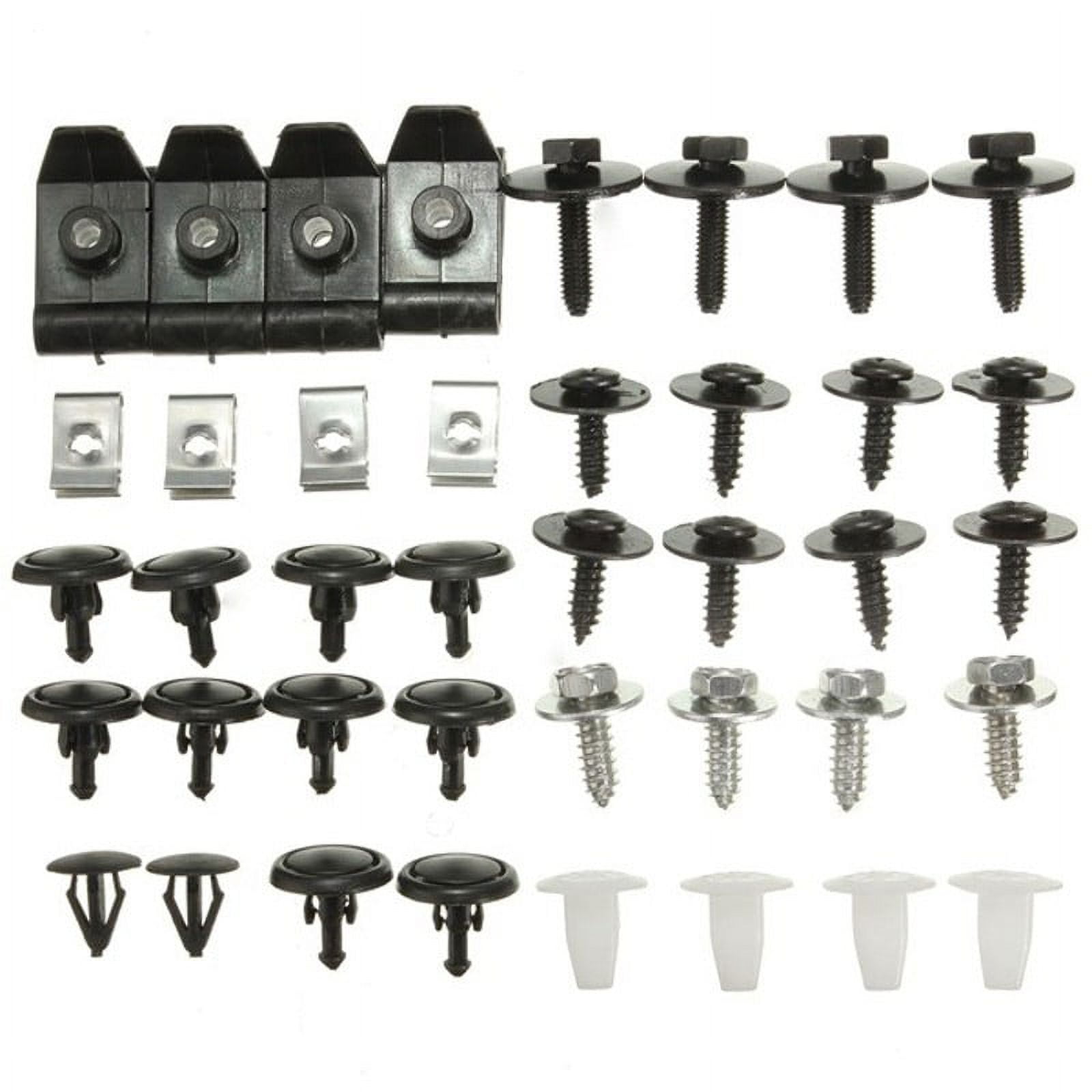 40 Pieces Car Engine Undertray Cover Clip Bottom Shield Guard Screws ...