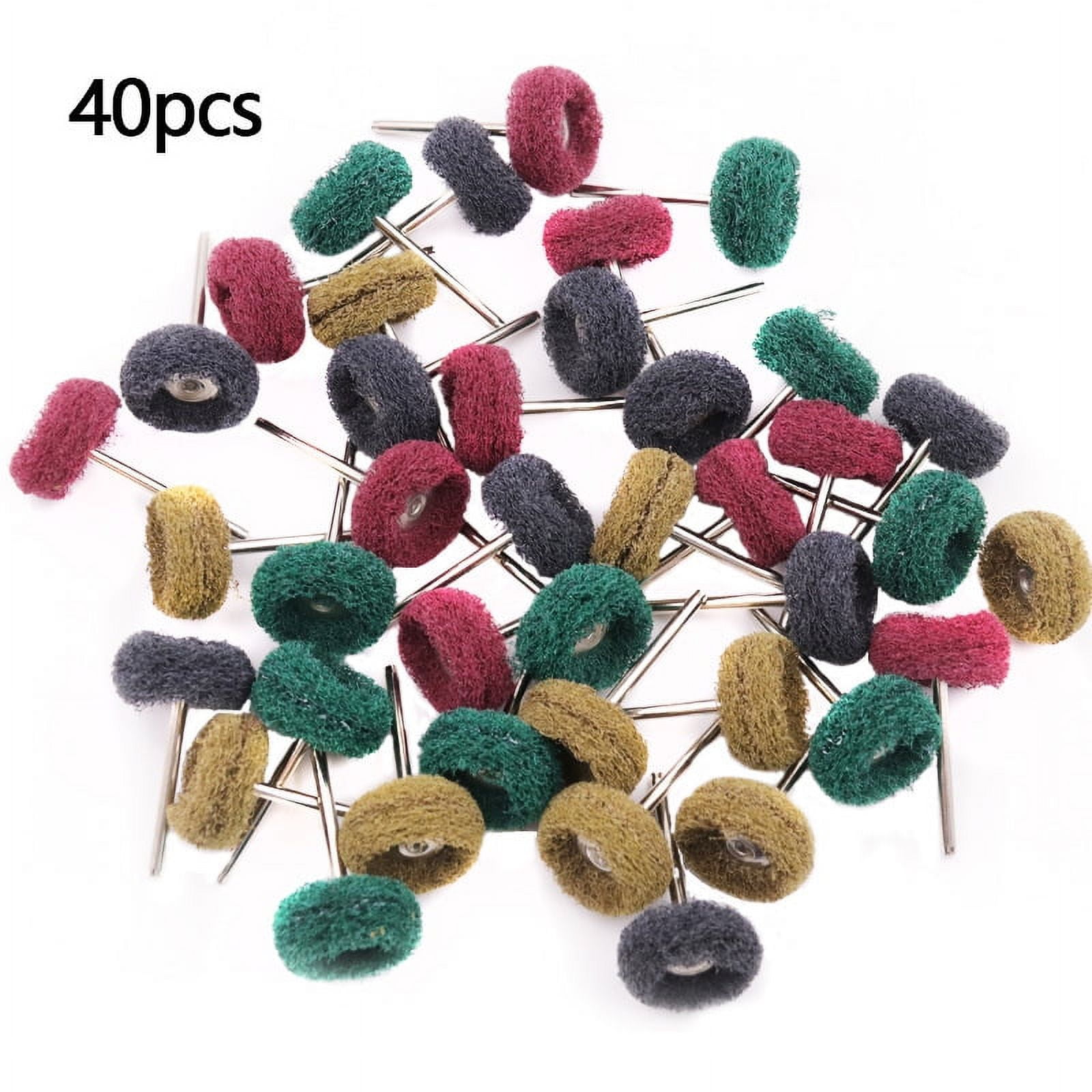 40 Pieces Drill Polishing Kit, Dremel Accessories 26mm Abrasive ...