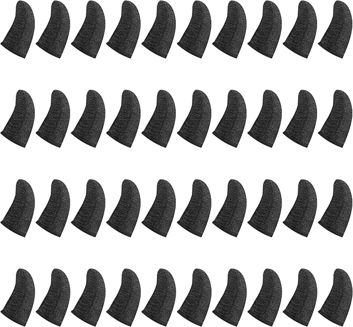 40 Pieces Gaming Finger Sleeve For Gaming Thumb Sleeves Mobile Gaming ...