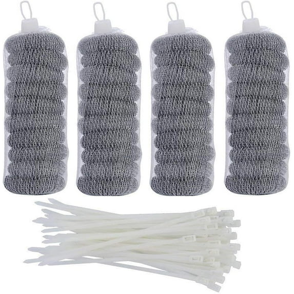 40 Pieces Lint Traps Stainless Steel Washing Machine Lint Snare Traps ...